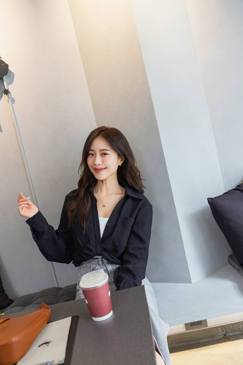 ショート丈ギャザーシャツ F 【2410010】 – Seoul Mate